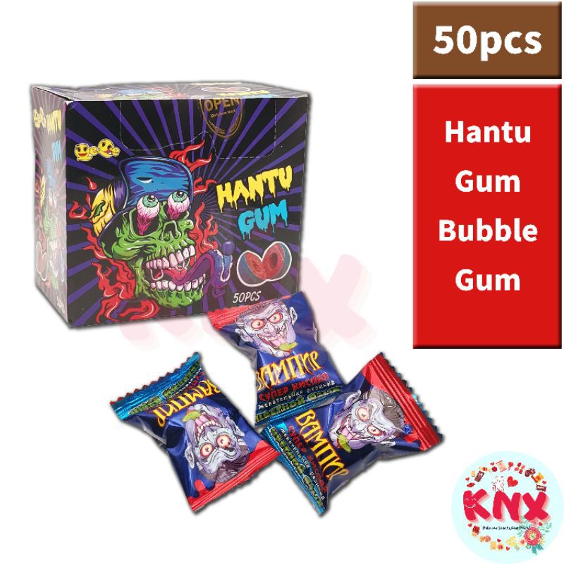 QeQe Hantu Gum Gula-Gula Getah Terwana Lidah | Hantu Gum Bubble Gum ...