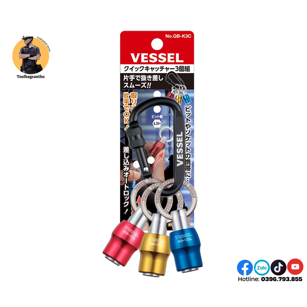 3-head Vessel screwdriver holder QB-K3C | Shopee Malaysia