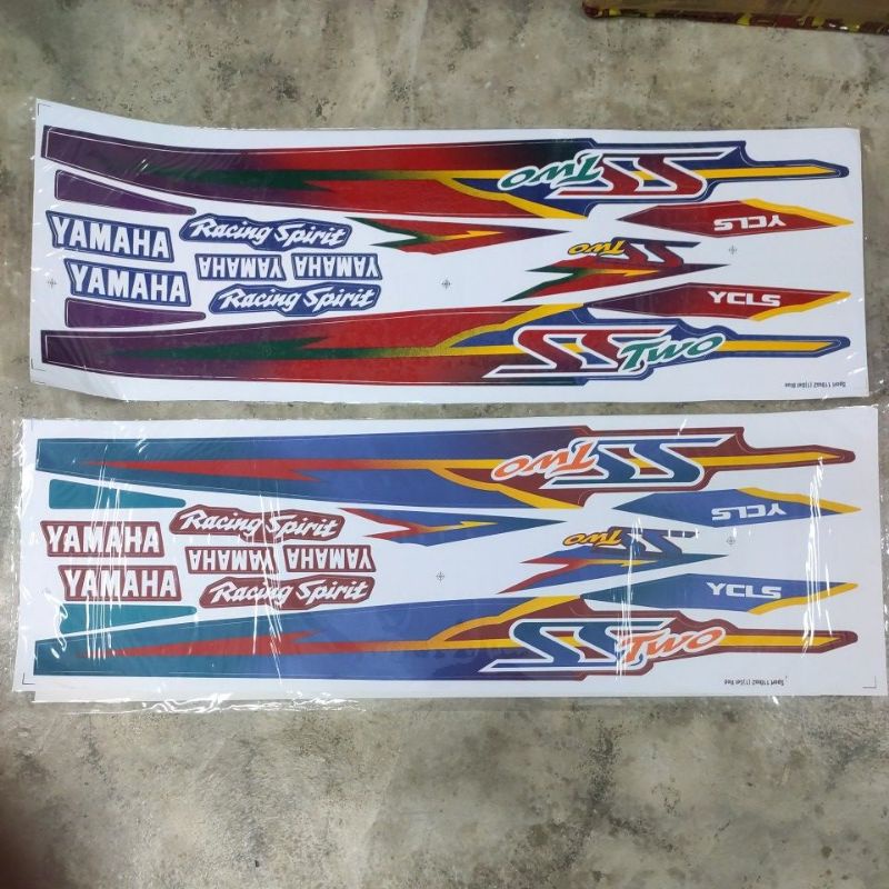 Stiker sticker body stripe cover set (1) yamaha ss two y110ss 2 | Shopee Malaysia
