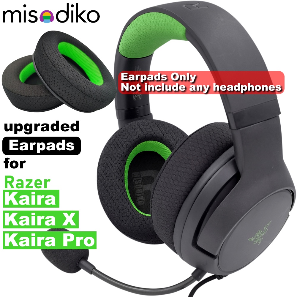 misodiko Upgraded Ear Pads Cushions Replacement for Razer Kaira / X ...