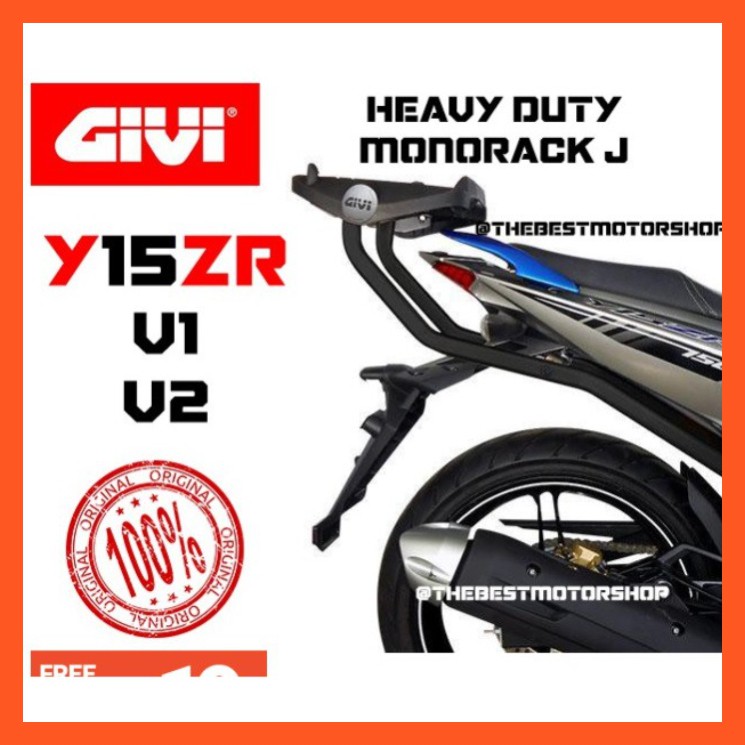 🔥 ORI GIVI 🔥Y16 Y15 LAGENDA RSX RS150 R15 R15M BELANG MONORACK / HEAVY DUTY RACK / GIVI CARRIER ...
