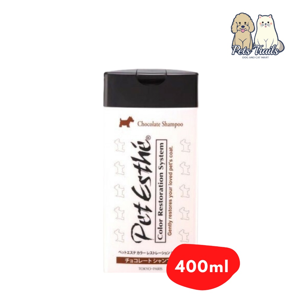 PET ESTHE COLOR RESTORATION SYSTEM - CHOCOLATE SHAMPOO 400ML Dog ...