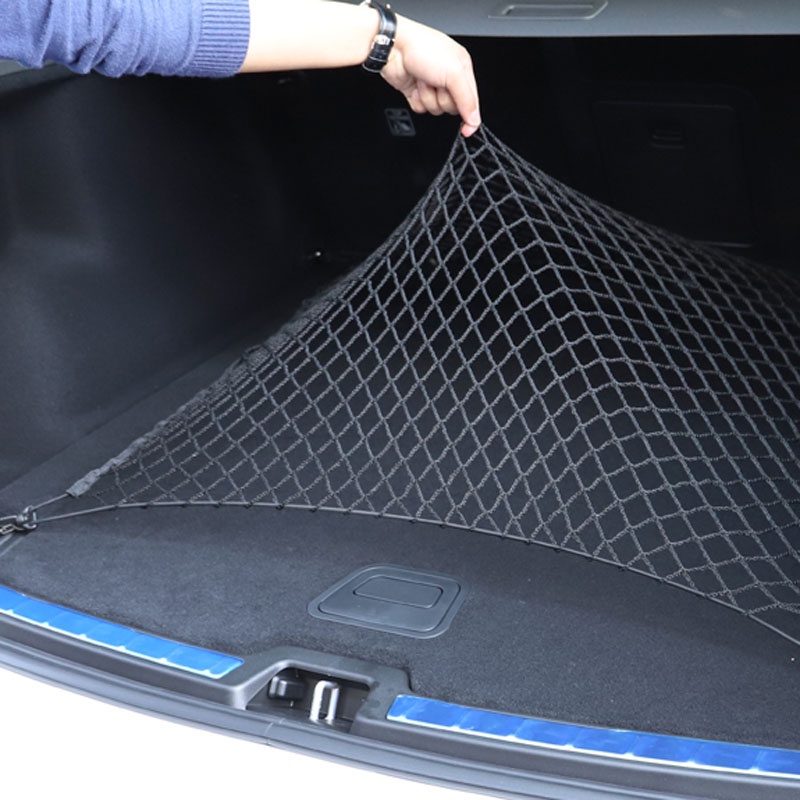 The car trunk storage elastic net has 4 hooks for Mini Cooper R50 R52 ...