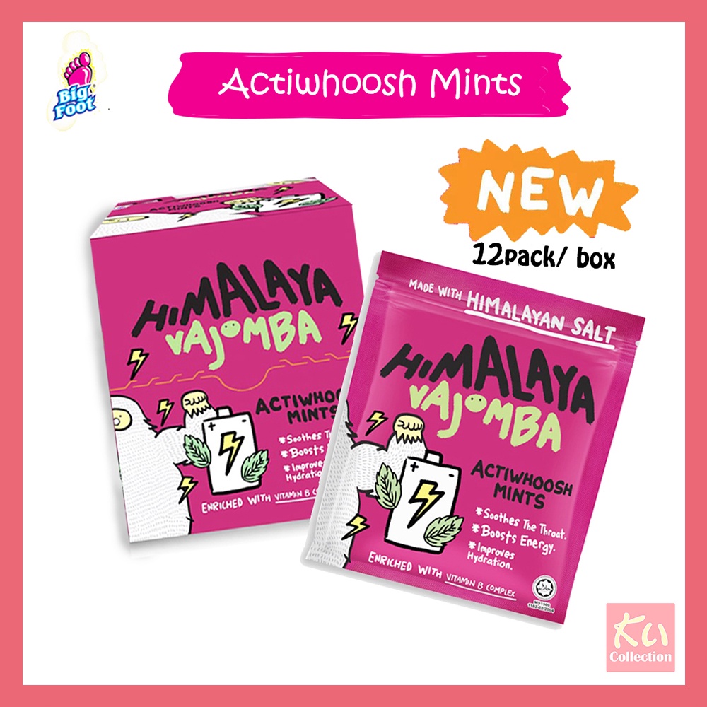 🔥Himalaya 🔥 Vajomba Sea Salt Actiwhoosh Mints Sweet Candy 12 Pack / 1 ...