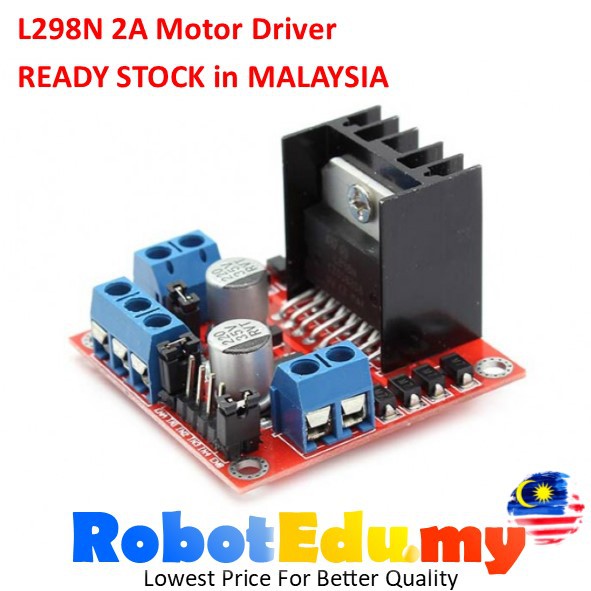 L298N 2A DC Motor Stepper Motor Driver Speed Controller Module Dual H ...