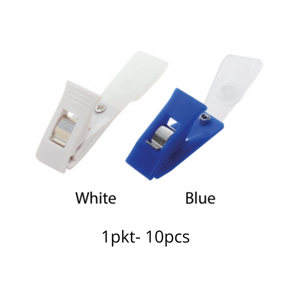 Plastic Name Tag Clip Only PC01 (10pcs/packet) | Shopee Malaysia