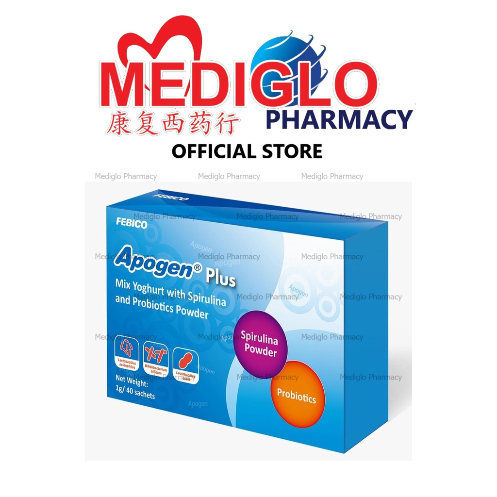 [FREE 2 Sachets] FEBICO Apogen Plus Mix Yoghurt with Spirulina and ...