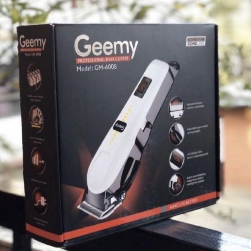 GEMEI GM-6008 RECHARGEABLE TRIMMER FOR HAIR CUTTING/HAIR STYLE GUNTING ...