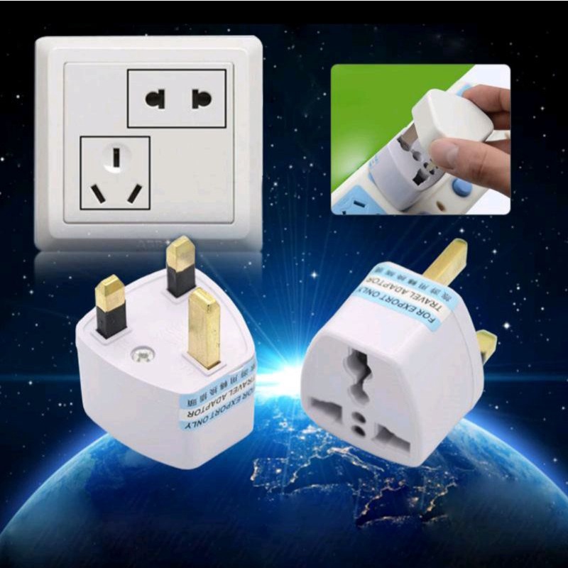 Sirim Approved 13a 3 Way Adapter Extension Socket Multi Adaptor Multi
