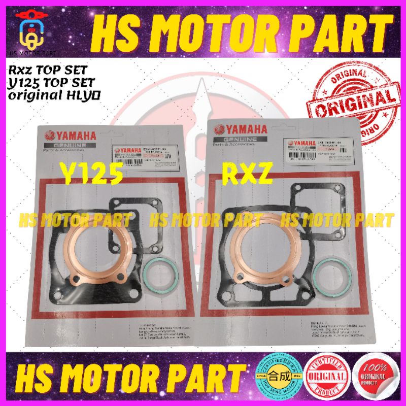 HSMOTORPART RXZ / Y125 TOP GASKET Original Hly 💯,Top Set Original ...