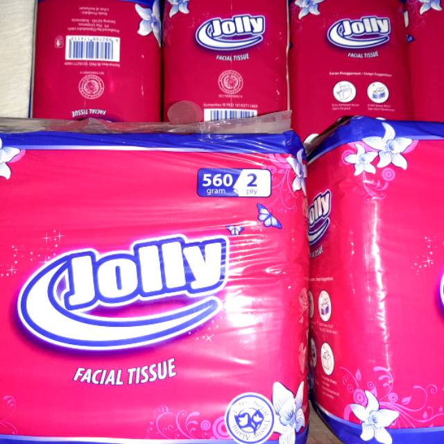 Jolly Tissue 560 Gram / Facial Tissue 2 ply | Shopee Malaysia