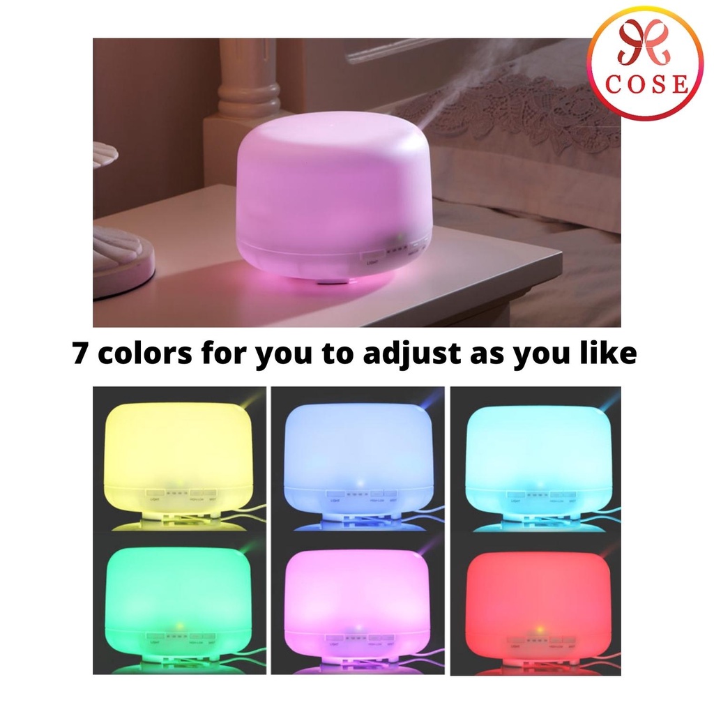 COSE Ultrasonic Diffuser Air Humidifier MUJI 500ML Aroma Diffuser For ...