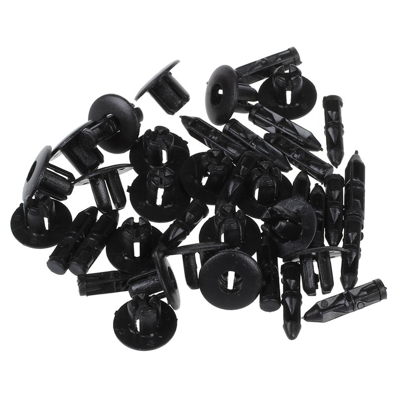 (1pc) 6mm Plastic Push Pin Screw Rivet Fairing Panel Fixing Clips ...