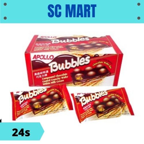 [SC] Apollo Bubbles Chocolate Wafer 24pieces x 33gm (Code:1088 ...