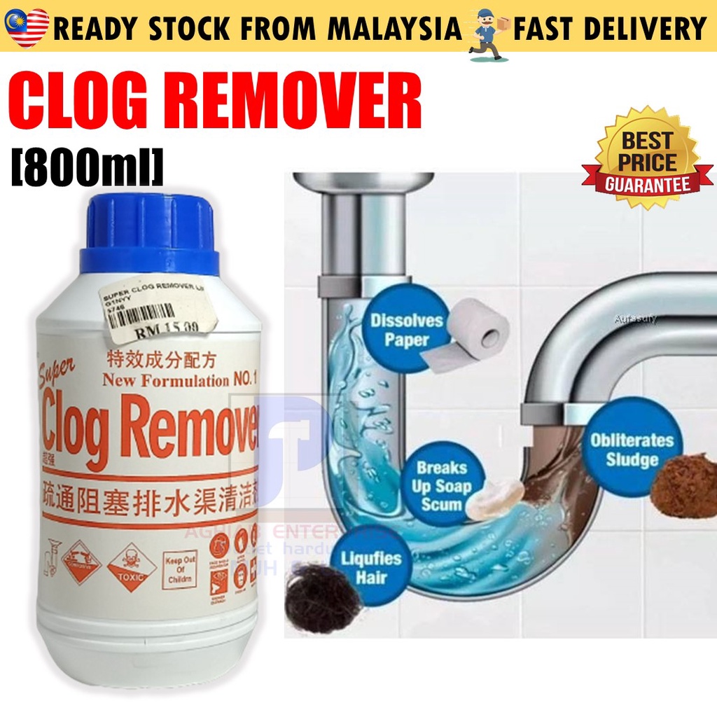 Clog Remover ORIGINAL Drain Remover Clog Remover Home Clean Pipeline ...