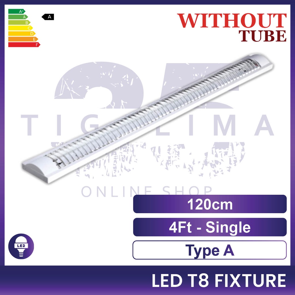 LED T8 Anti Corrosive Fitting Casing Louver Fitting Casing For T8 LED ...