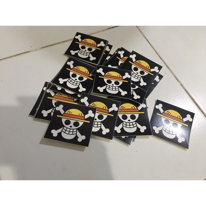 One Piece Logo Sticker / Mugiwara Logo / Luffy Logo | Shopee Malaysia
