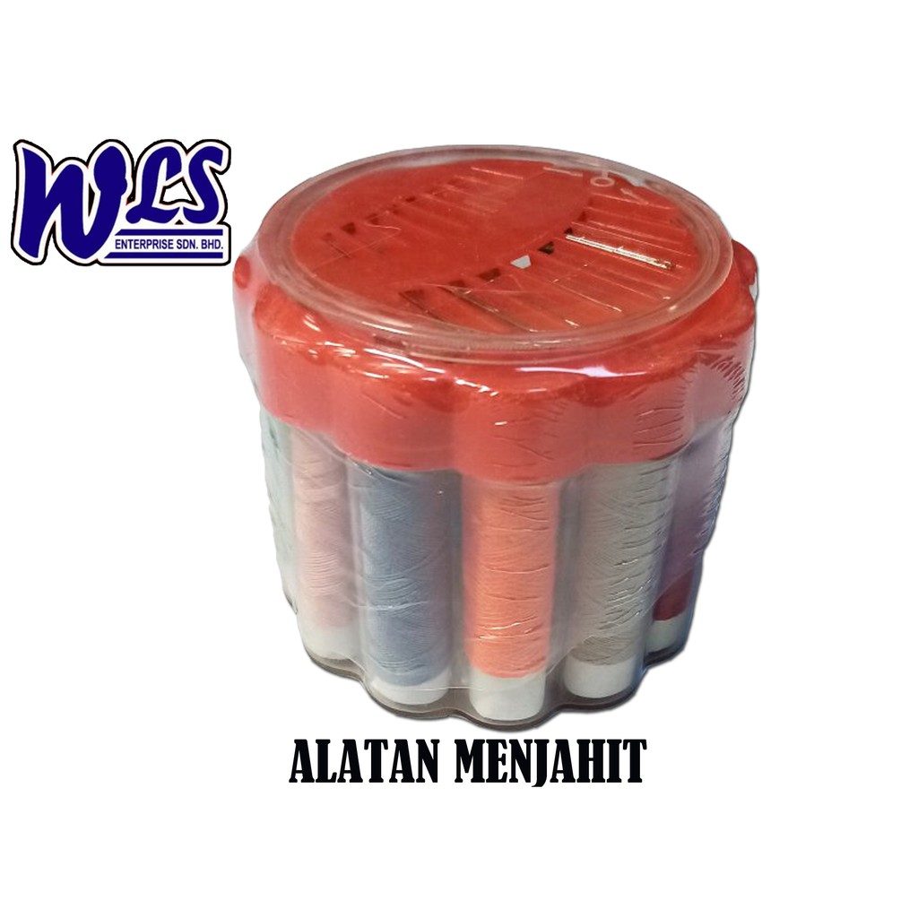 ALATAN MENJAHIT (Benang,Jarum dan Bekas) | Shopee Malaysia