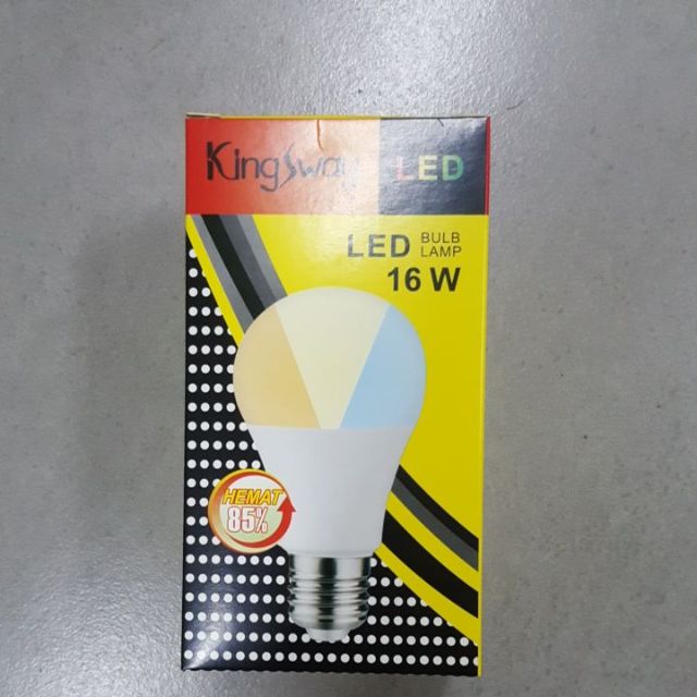 Mentol led 3 warna dalam 1 bulb mentol 15w - putih, kuning, warna ...