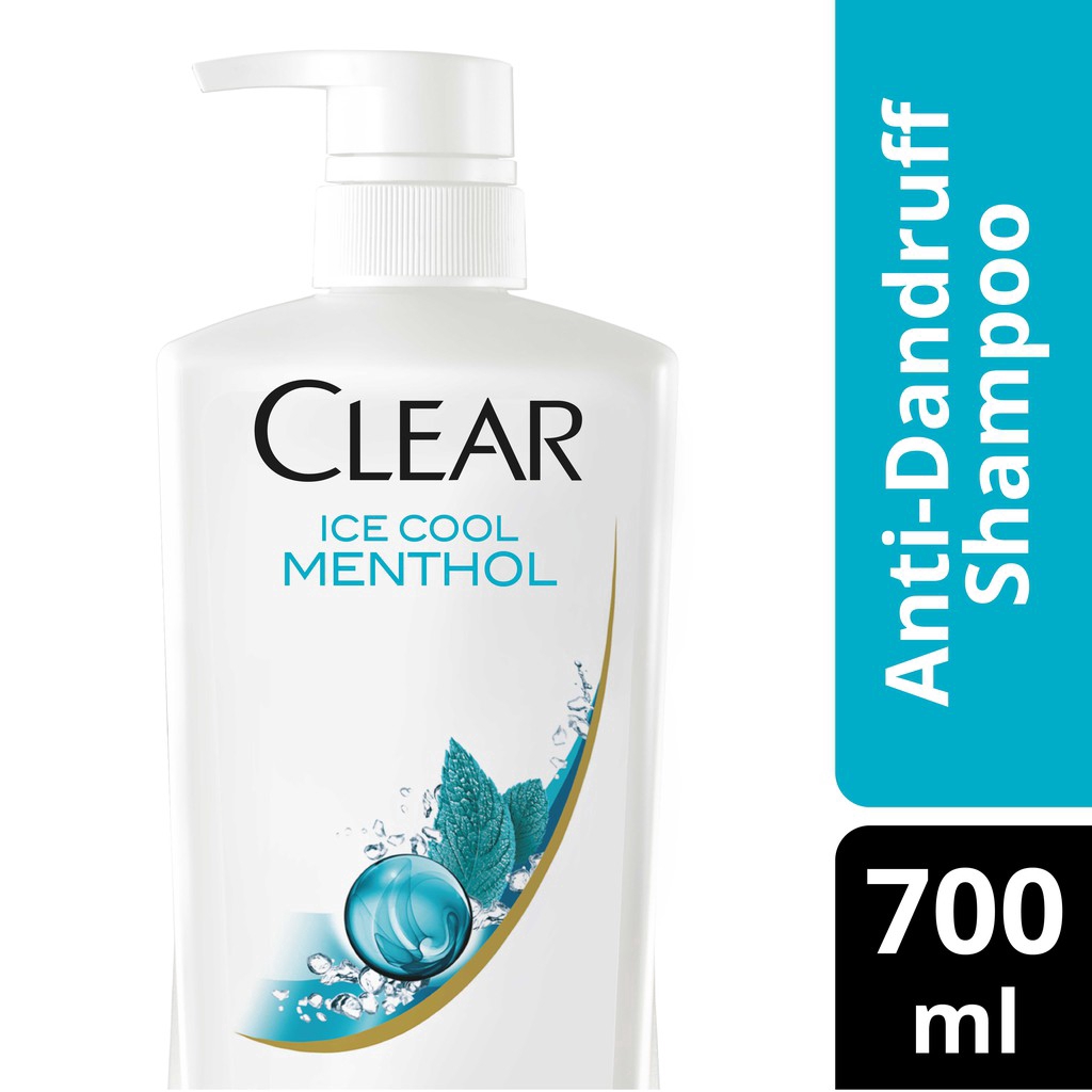 Clear Ice Cool Menthol Anti-Dandruff Shampoo (700ml) | Shopee Malaysia