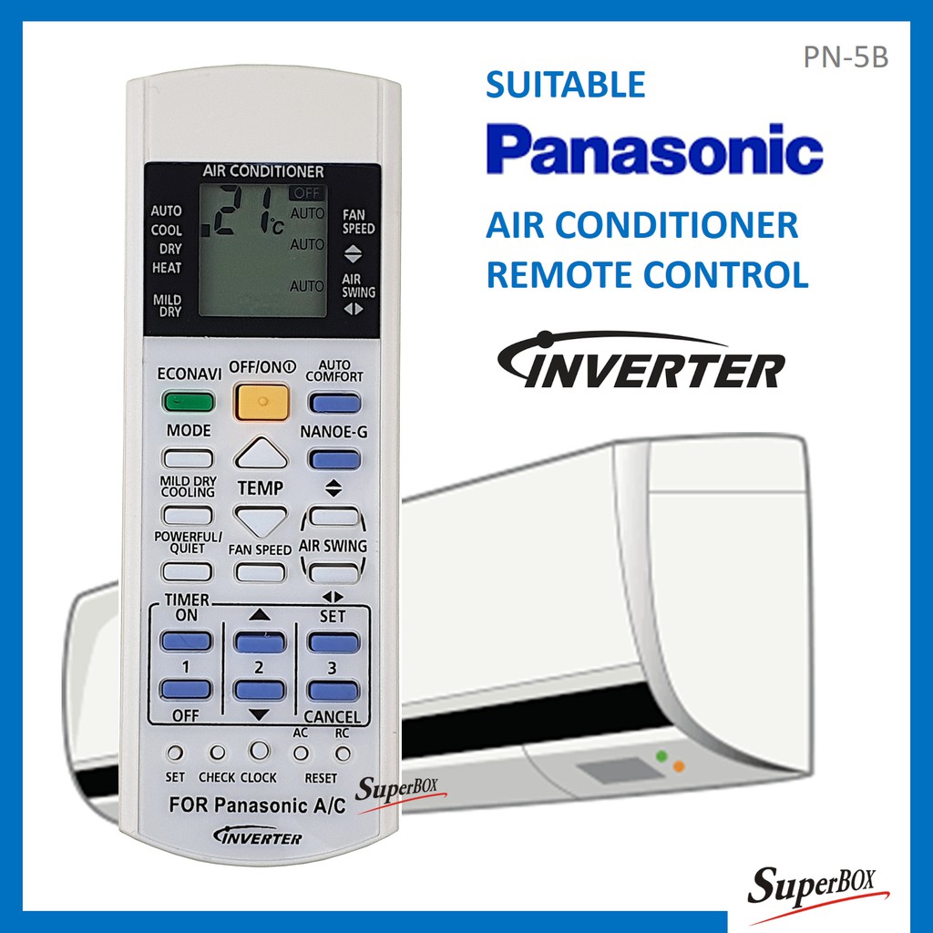 panasonic air conditioner remote control - Prices and Promotions - May ...