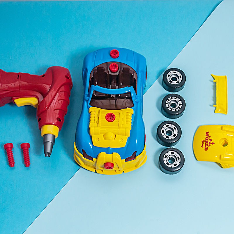 Bugatti Kereta Pasang Kanak-Kanak Skru Pemasangan Nut Kombinasi Gerudi ...