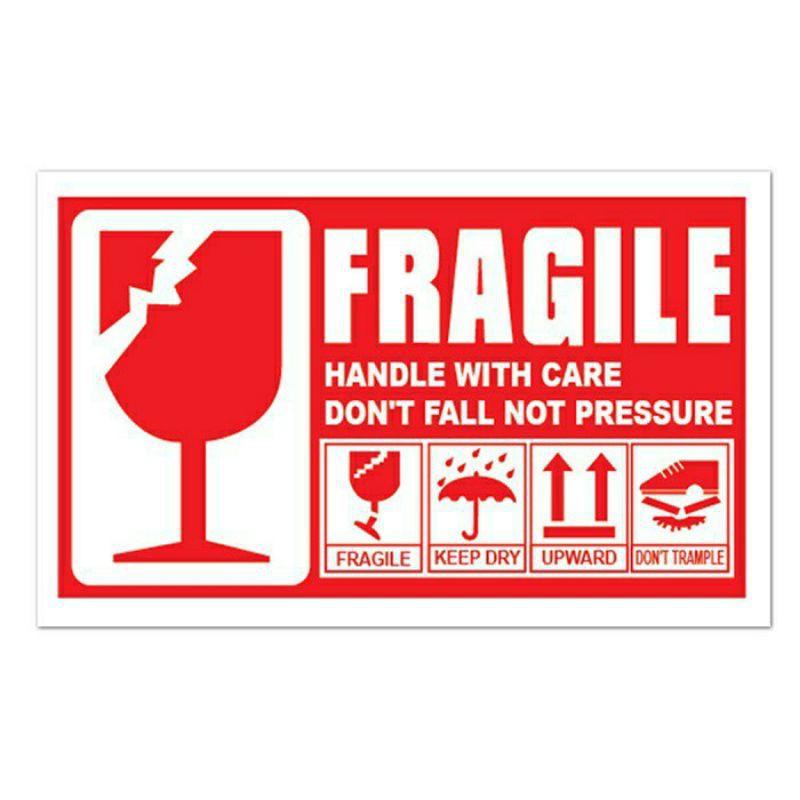 Extra add on Fragile Sticker Add On Your Parcel | Shopee Malaysia