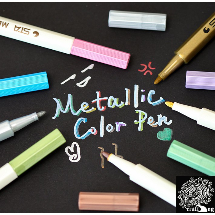 Genuine STA Metallic Color Marker Pen | Shopee Malaysia