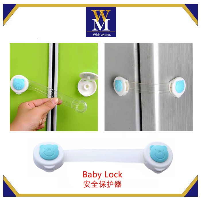 Ready Stock🔥Baby Safety Protector Child Cabinet locking Plastic Lock ...