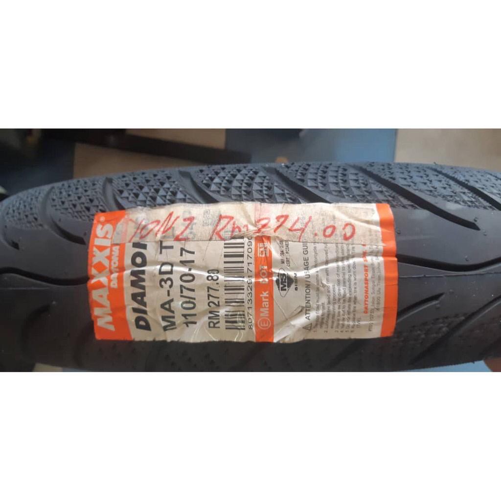 TYRE MAXXIS DIAMOND NEW (110/70-17) | Shopee Malaysia