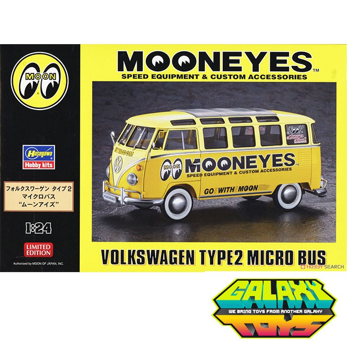 Hasegawa 1/24 Volkswagen Type2 Micro Bus'Mooneyes' (Car Model) | Shopee ...