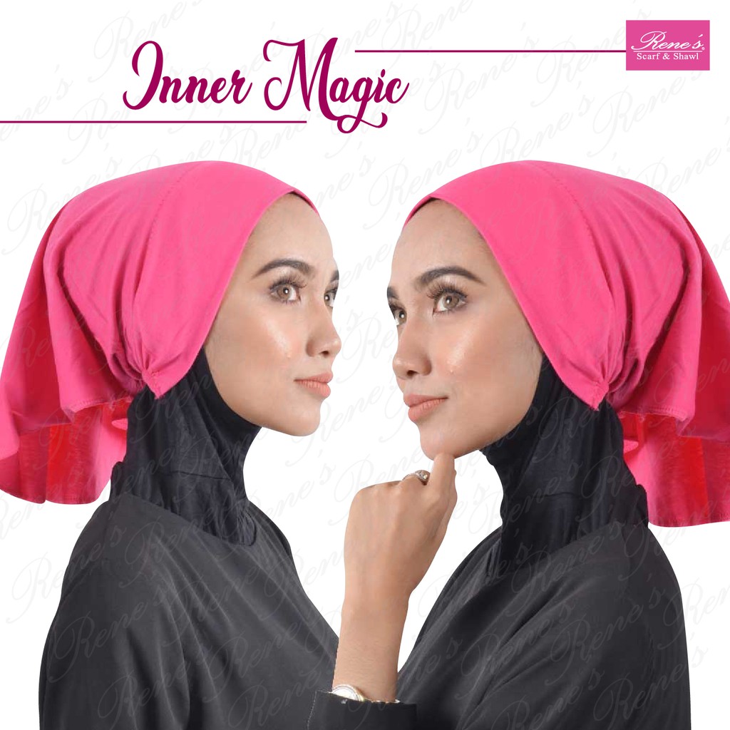 (1-20) Inner/Scarf Magic Colour/Black Berwarna/Hitam | Shopee Malaysia