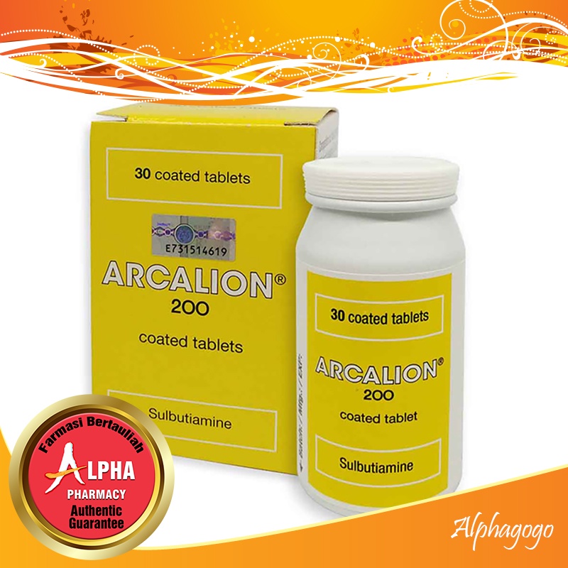 Arcalion 200mg (30 Coated Tablets) | Shopee Malaysia