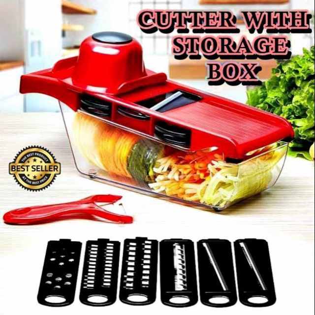 6 in 1 fruits and vegetable cutter (2kg) | Shopee Malaysia
