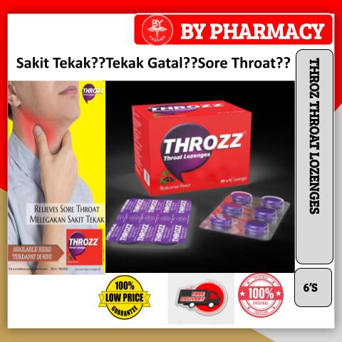 THROZZ THROAT LOZENGES 6S/STRIP | Shopee Malaysia