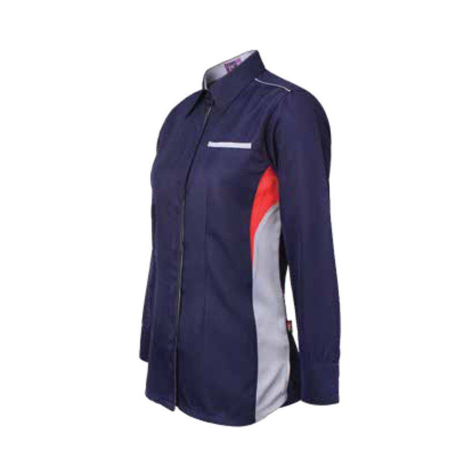 Female F1 Long Sleeve High Quality Shirt ENZO FP04, Corporate Uniform ...