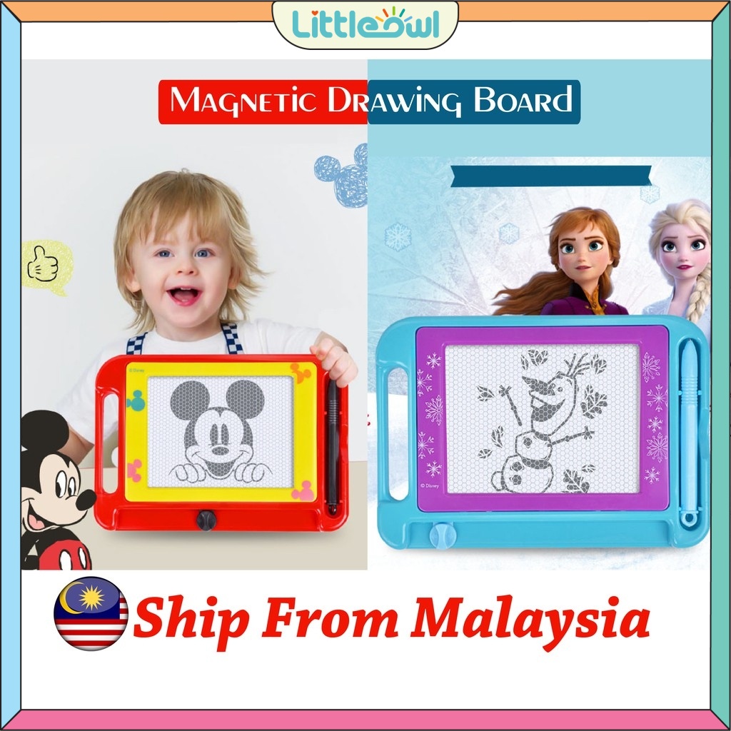 Early Learning MINI Magnetic Drawing Color Board(Random Color) | Shopee ...