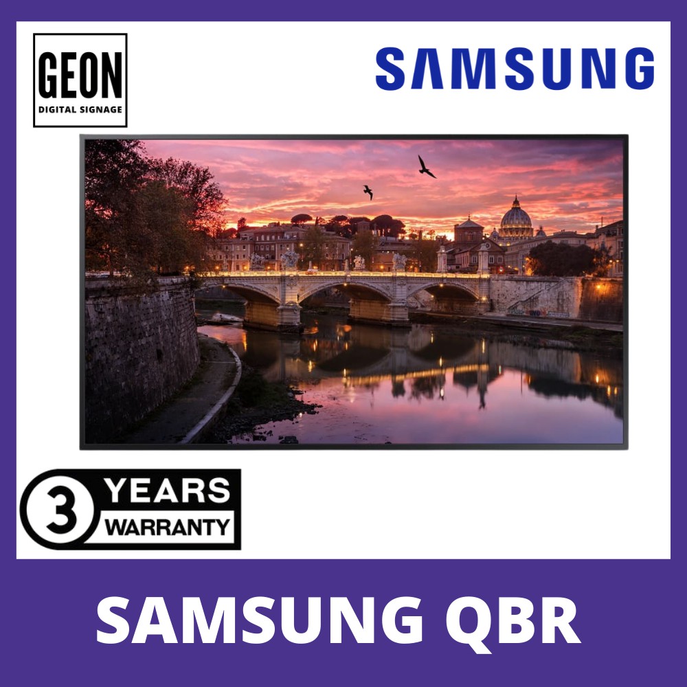 SAMSUNG 43" Inch LH43QBR-EBGC QB43R QBR Series 4K UHD Digital Signage ...