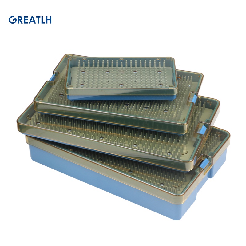 Silicone Sterilization Tray Disinfection Case Autoclavable Box 4Types ...