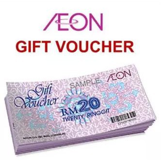Aeon Gift Voucher RM20 Jusco GIFT RM 20 Cash Voucher Shopping Tickets Coupon EXP : 03/2023 Murah ...