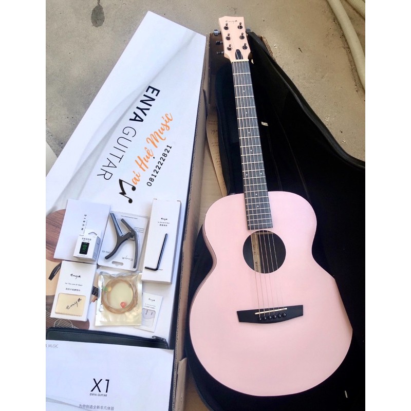 Genuine ENYA Guitar, code EMX1P, pink (comes with full brand ...