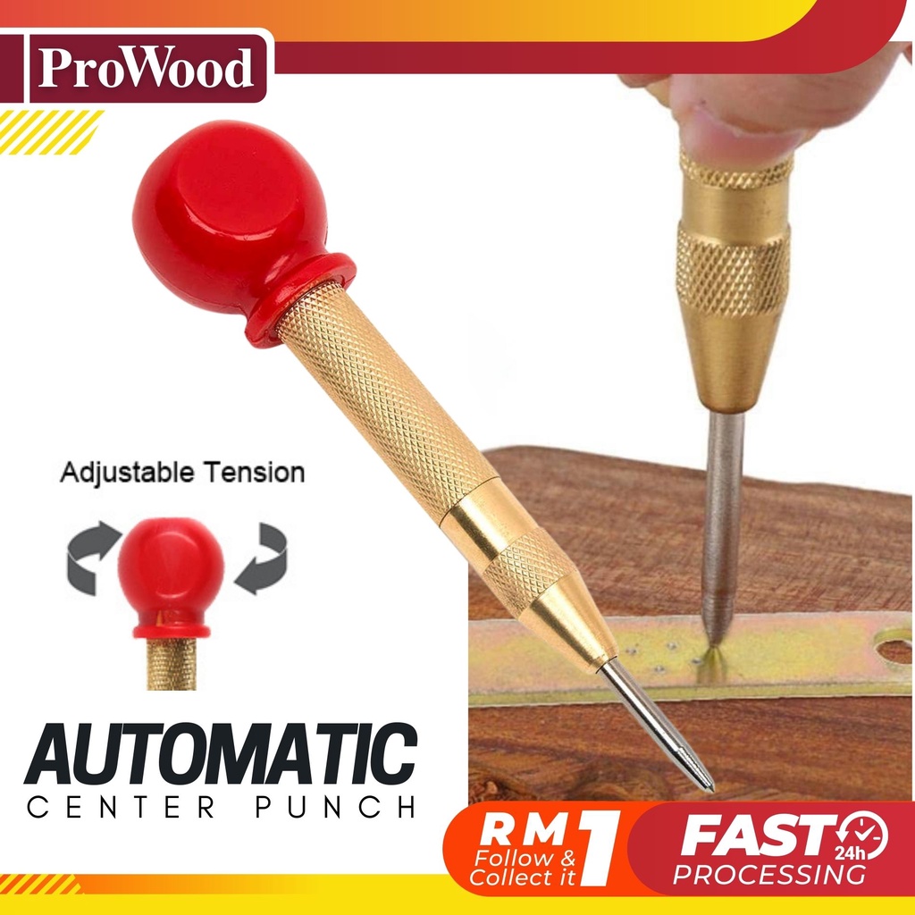 Automatic Center Punch Spring Loaded Marking Holes For Start Drilling ...