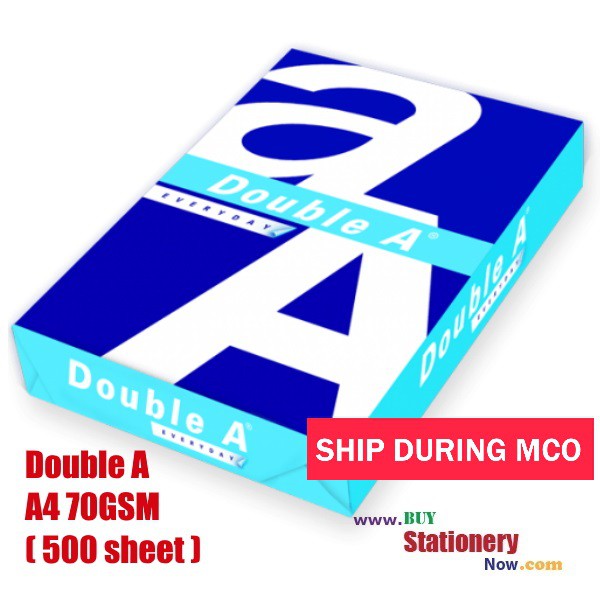 Double A A4 Paper 70gsm (500 Sheet) | Shopee Malaysia