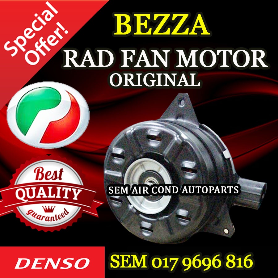 PERODUA BEZZA ORIGINAL DENSO ND RAD/ RADIATOR FAN MOTOR (CAR AIRCOND ...