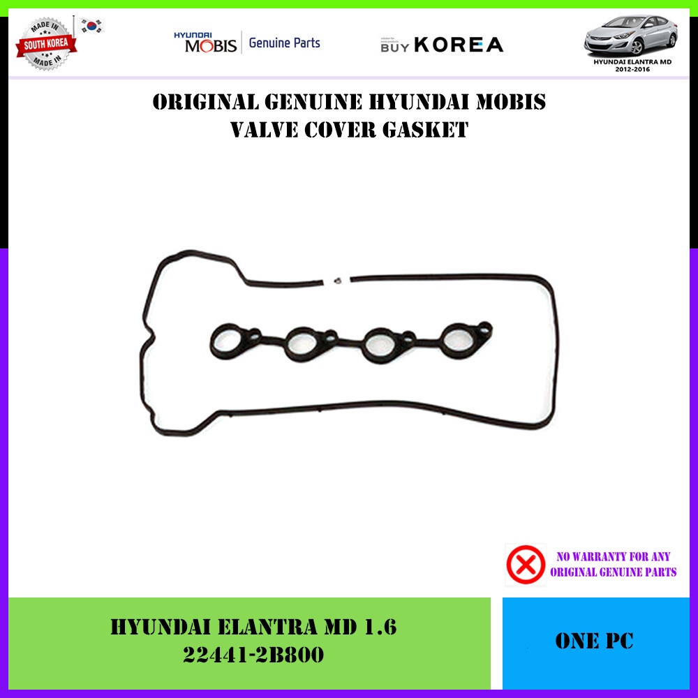 (MD-3) Hyundai Elantra MD 1.6 Genuine Hyundai Mobis Valve Cover Gasket ...