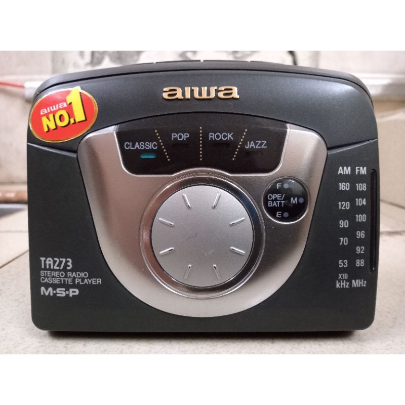 AIWA HS-TA273 WALKMAN RADIO CASSETTE PLAYER CAN USE | Shopee Malaysia