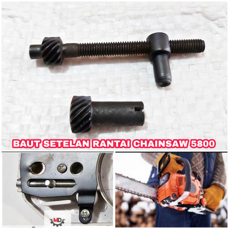 Small Mini Chainsaw Chain Adjustment Bolt 5200 6800 | Shopee Malaysia