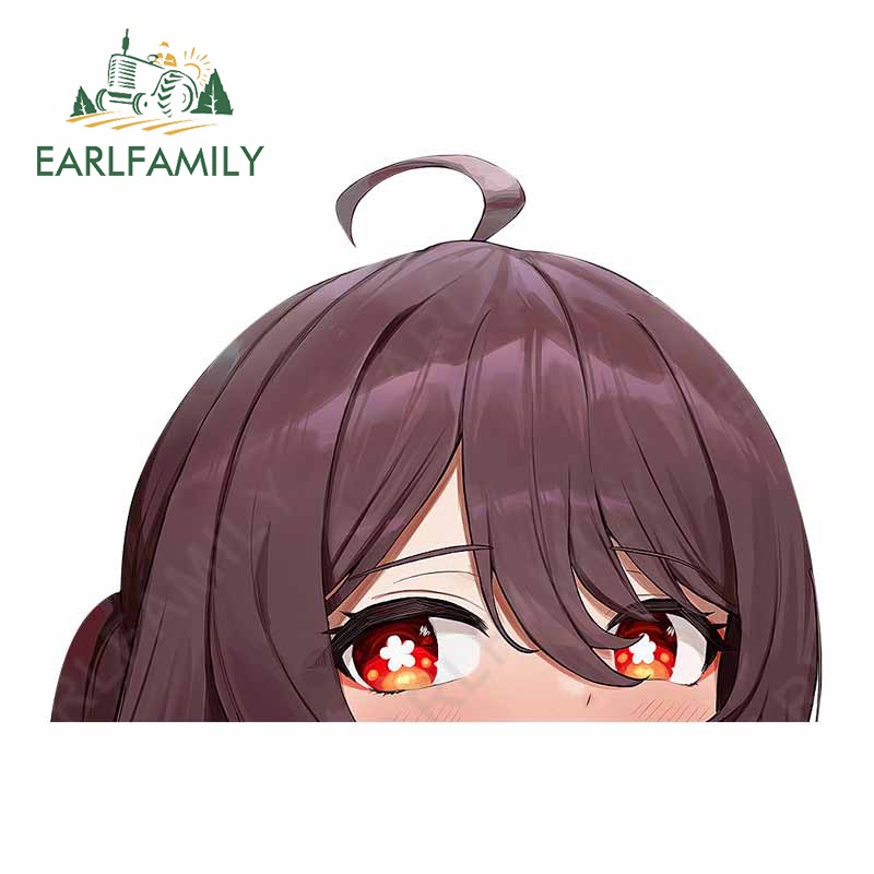 EARLFAMILY 13cm for Genshin Impact Hu Tao Hutao Girl Vinyl Car Wrap ...