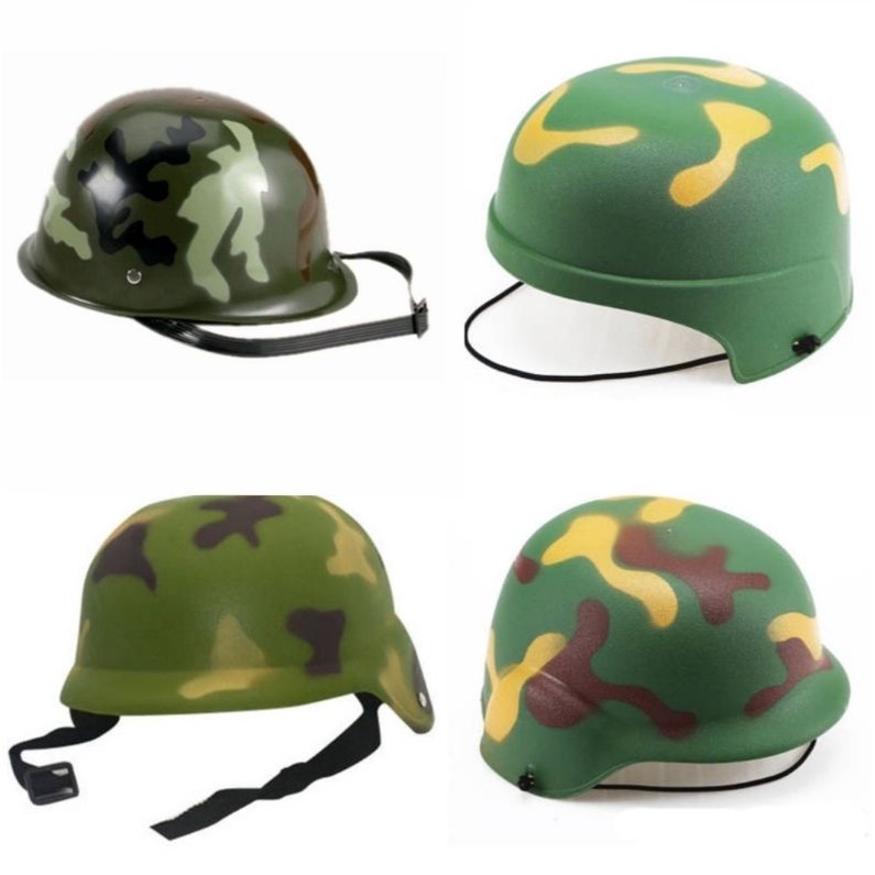 Topi Askar Kanak-Kanak Military Toys Cap Pretend Play Military Topi ...