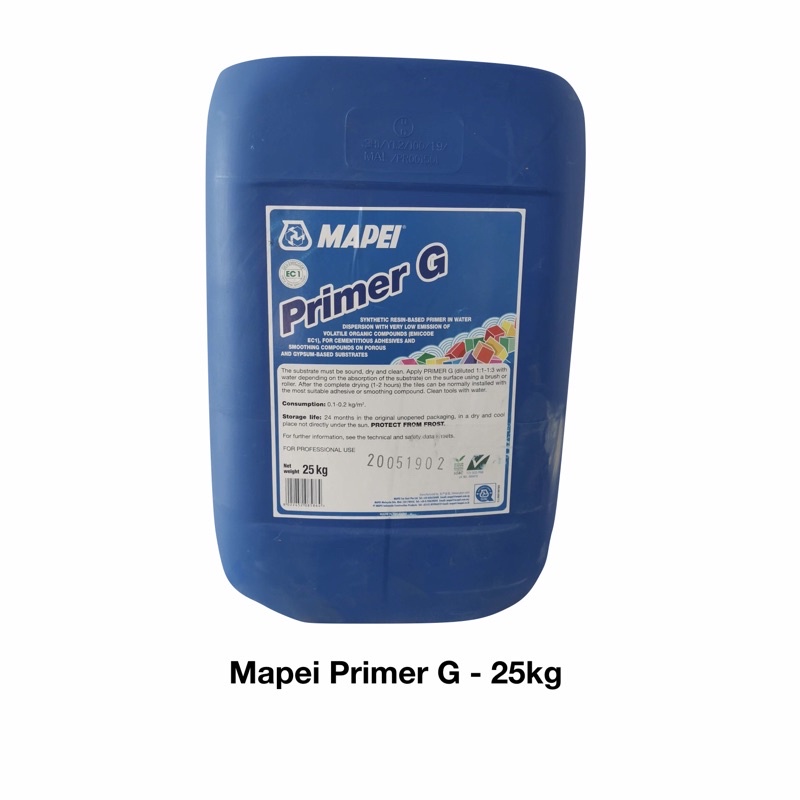 Mapei Self-Levelling Compound - Novoplan 21 (25kg)/ Primer G 25kg ...